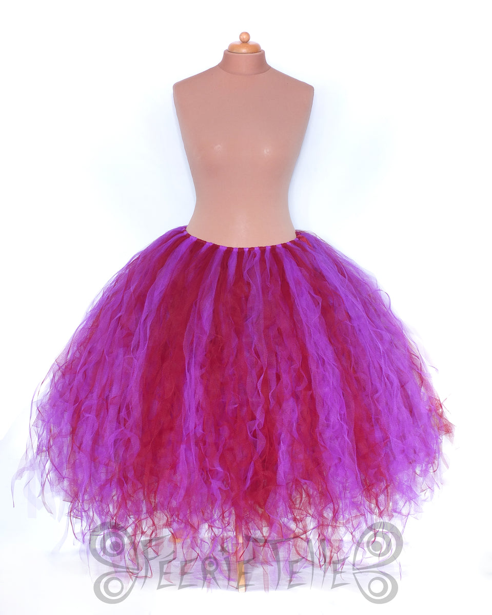 MADE TO ORDER - 2 Tone Long 'Raggle-Taggle' Tutu Skirt – Féerie Telle